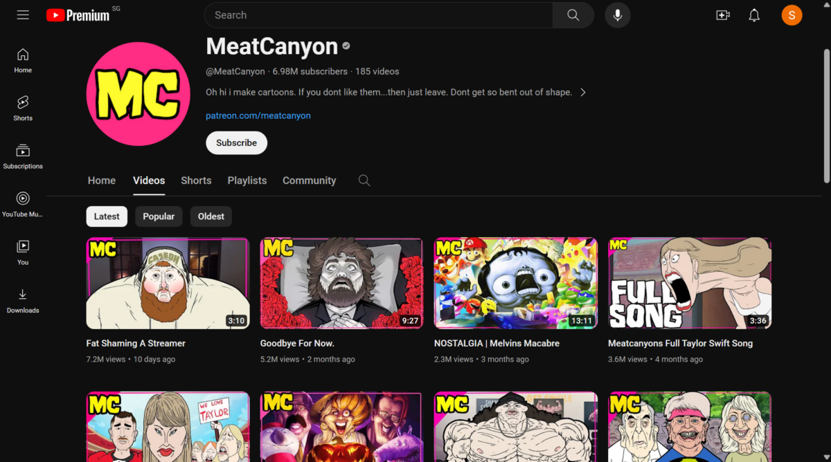 MeatCanyon: The Morbid YouTube Parody King - Guidesify Opinion